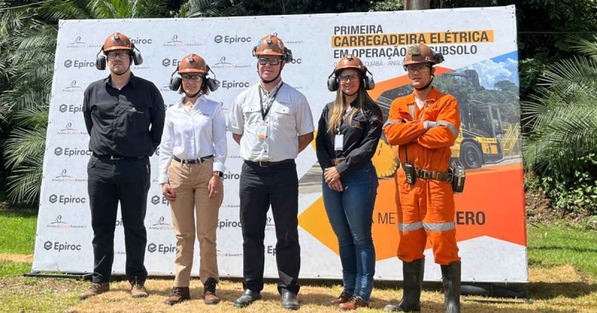 ANGLOGOLD ASHANTI | Carregadeira 100% elétrica estreia na mina Cuiabá ...