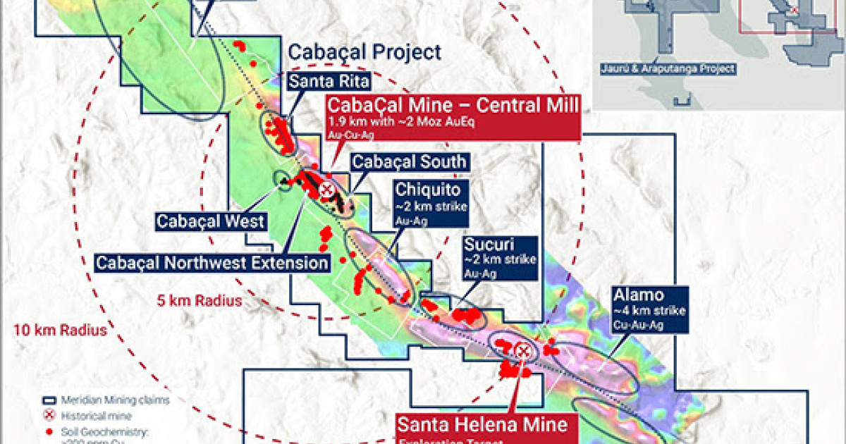 METAIS | Meridian Mining avança para perfuração e engenharia em Cabaçal ...
