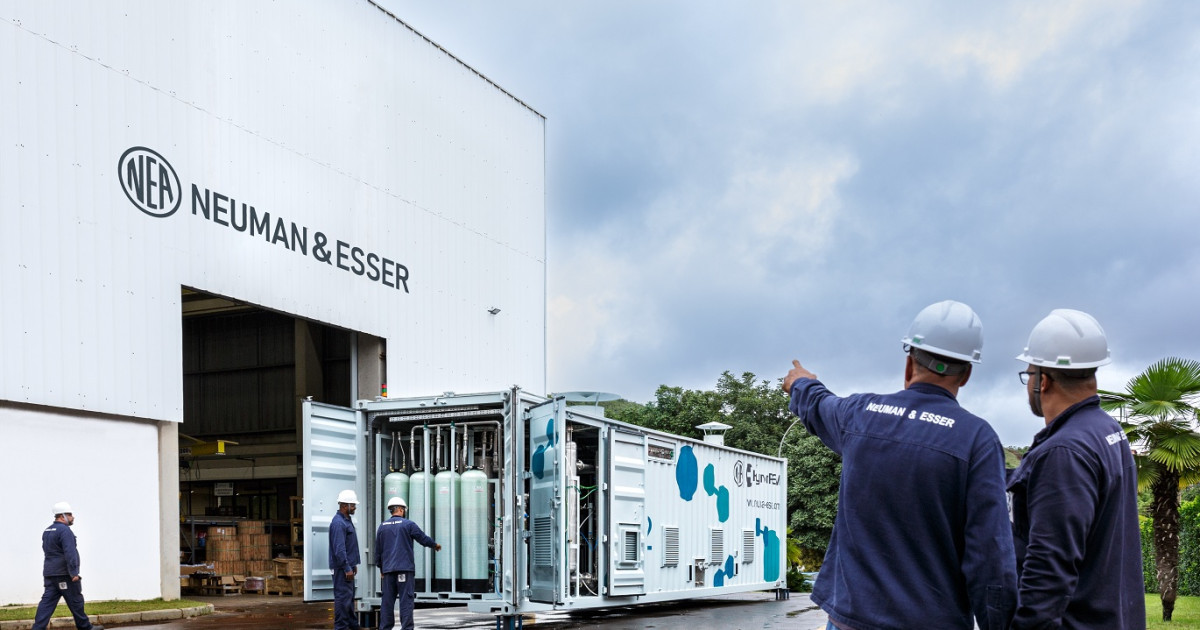 HIDROGÊNIO VERDE | Neuman & Esser inaugura unidade que custou R$ 70 ...