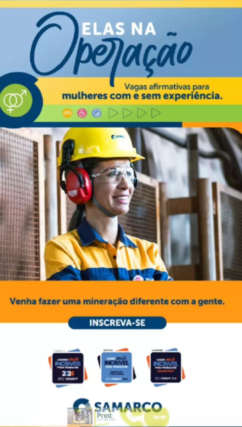 ESTÁGIO | Samarco abre vagas afirmativas para mulheres de comunidades ...